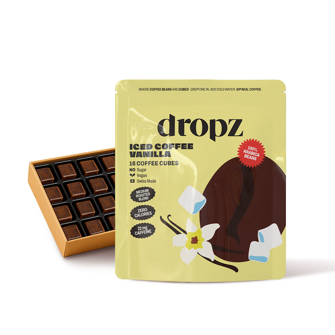 dropz- Iced Coffee Cubes Vanilla